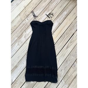 Reformation | Dresses | Reformation Ronan Dress Black Size 2 Strappy ...